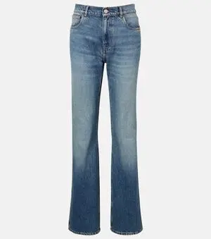 Coperni Mid-rise Straight Jeans - Blue