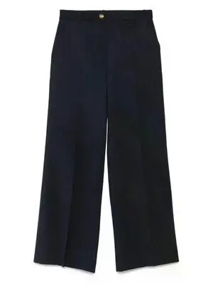 Sandro Pinstripe Straight-leg Trousers