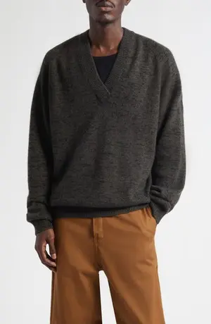Frenckenberger Cashmere & Wool V-neck Sweater