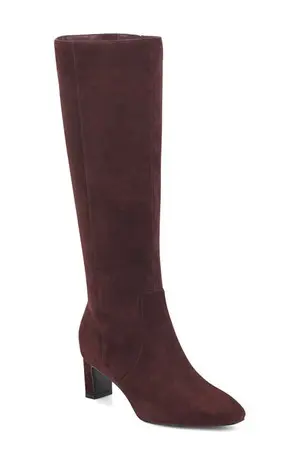 Rockport Mabel Tall Boots - Dark Red