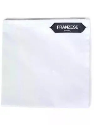 FRANZESE COLLECTION Logo-patch Square Pocket - White