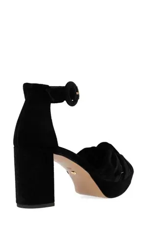 Pelle Moda Anesa Ankle Strap Platform Sandal - Black