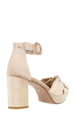 Pelle Moda Anesa Ankle Strap Platform Sandal