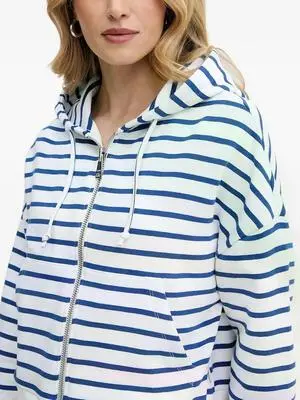 Marc O'polo Striped Zip-up Hoodie