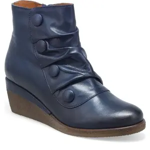 Miz Mooz Maxy Wedge Bootie - Denim