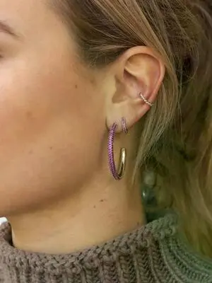ALL THE LUCK IN THE WORLD Aimé Hoop Earrings