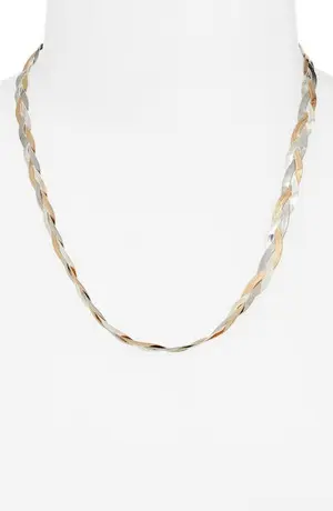Nordstrom Braided Snake Chain Necklace