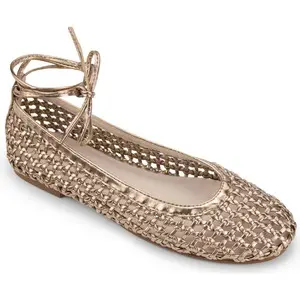 Yosi Samra Sadie Ankle Wrap Flat