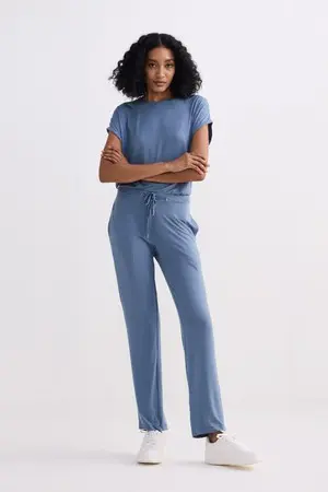 REISTOR Relaxed Everyday Modal Tee - Blue