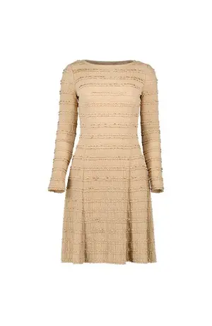 IVONNE Knee Length Knitted Dress