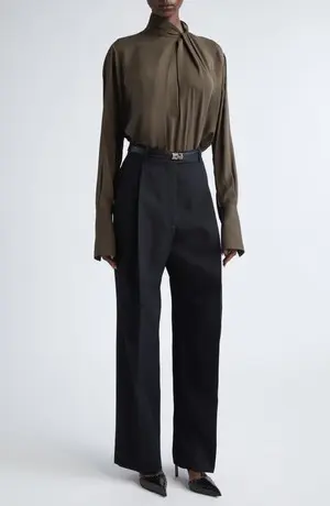 TOM FORD Pleated Wool Trousers