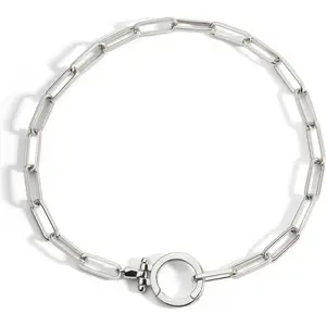 MINT & LILY Paperclip Chain Bracelet - Silver
