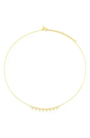 Ef Collection Kate Diamond Frontal Chain Necklace