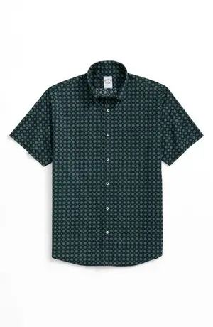 Brooks Brothers Short Sleeve Button Down Shirt
