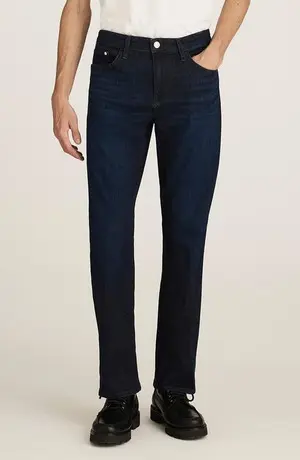 MAVI Matt Relaxed Fit Straight Leg Jeans - Deep Brushed Feather