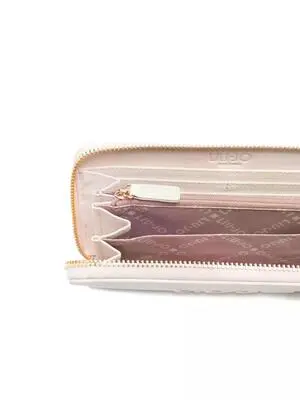 Liu Jo Embossed-logo Zip-around Wallet - Pink