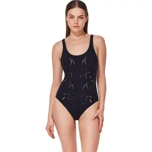 GOTTEX Hokkaido Scoop Neck One Piece - Black