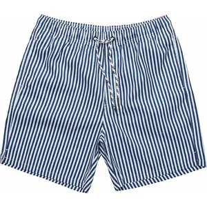SNAPPER ROCK Comfort Lined Swim Shorts Denim Stripe