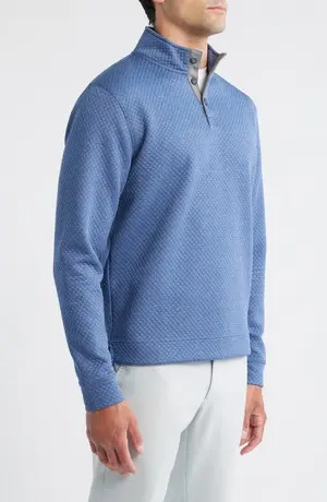 Johnnie-o Rockwells Quilted Henley Pullover
