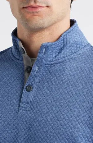 Johnnie-o Rockwells Quilted Henley Pullover