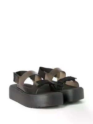 Melissa Open-toe Platform Flat Sandals