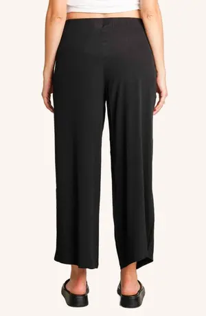 NOM MATERNITY Easy Wrap Maternity Wide-leg Pants