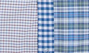 Vineyard Vines Party Pieced Performance Cotton Blend Button-down Shirt