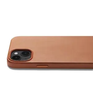 MUJJO Full Leather Case For And 14 Plus - Light Tan