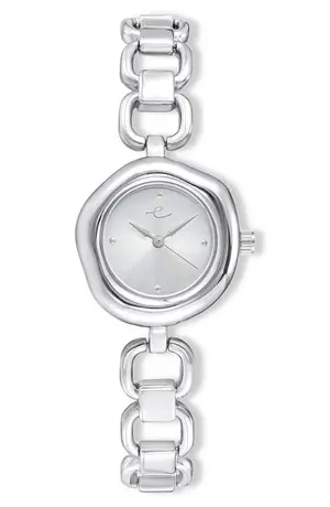 Ettika Open Circle Bracelet Watch - Silver