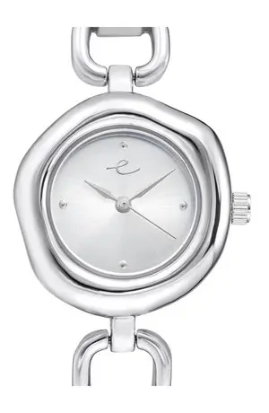 Ettika Open Circle Bracelet Watch - Silver