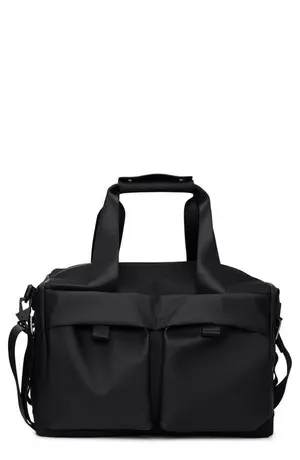 Rains Otaru Small Waterproof Weekend Bag - Black