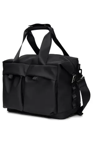 Rains Otaru Small Waterproof Weekend Bag - Black