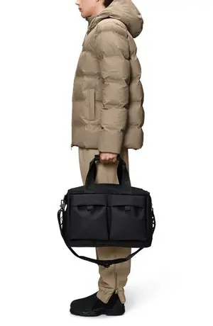 Rains Otaru Small Waterproof Weekend Bag - Black