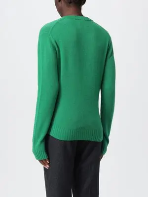 ALLUDE Crew Neck Pullover - Green