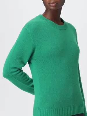 ALLUDE Crew Neck Pullover - Green