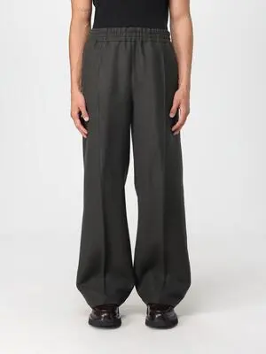AMI Paris Tailored Wide Leg Trousers - Grey