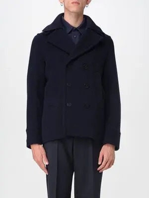 Paul & Shark Double-breasted Coat - Blue