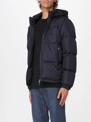 Armani Exchange Padded Hooded Jacket - Navy