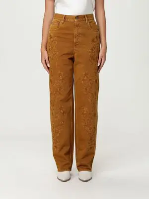 GOLDEN GOOSE Floral Embroidered Jeans