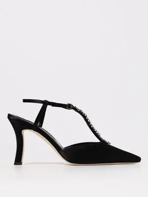 Manolo Blahnik Pointed Toe T-bar Pumps
