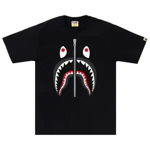 A BATHING APE Shark T-shirt - Black