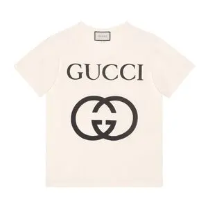 Gucci Oversize T-shirt With Interlocking G - White