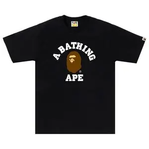 A BATHING APE College Tee - Black