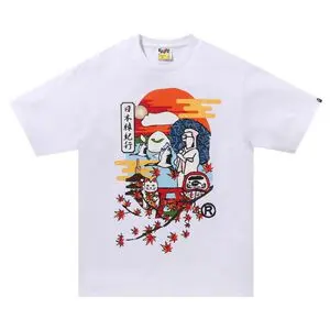 A BATHING APE Ape Head Tee - White