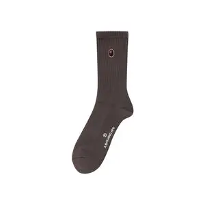 A BATHING APE One Point Socks - Grey