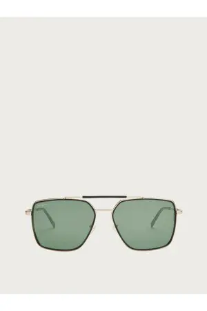 FERRAGAMO Navigator Sunglasses Green
