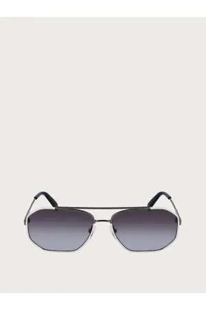 FERRAGAMO Navigator Sunglasses White