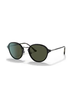 Giorgio Armani Phantos Sunglasses With Acetate Frame - Green