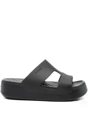 CROCS Platform Double-strap Slides