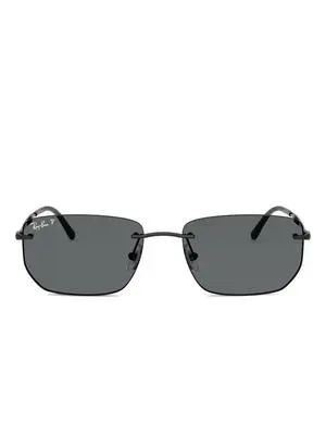 Ray-ban Rimless Rectangle Sunglasses - Black